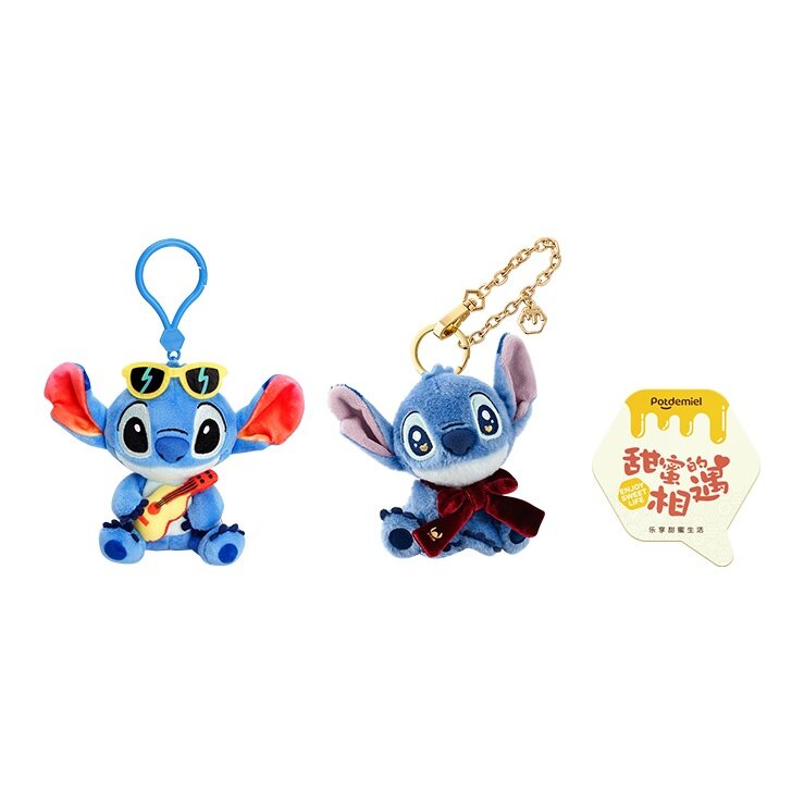 POTDEMIEL X Disney Lilo Stitch Любовь Большая Синяя Кукла Подвеска Мягкая Игрушка 11см 25см 35см Длина Тела