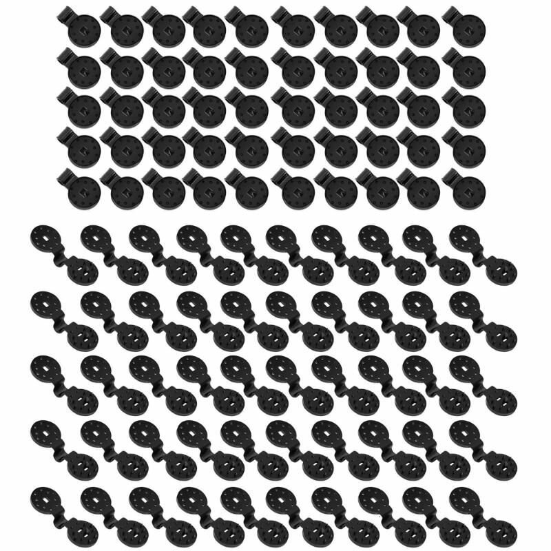 Пластиковые клипсы для теневой сетки, - 100