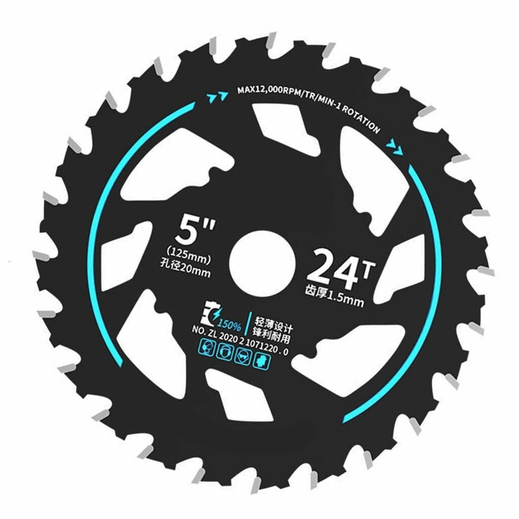 Термостойкая круглая пильная цепь для дерева, - 5,5 дюймов
