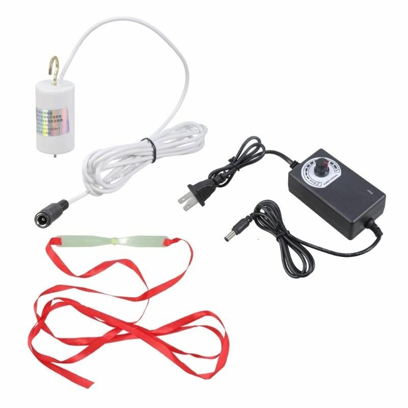 Маленький потолочный вентилятор с питанием 12V2A и многофункциональным подвесным креплением для эффективного отпугивания мух в магазинах и закусочных, - Одиночная головка