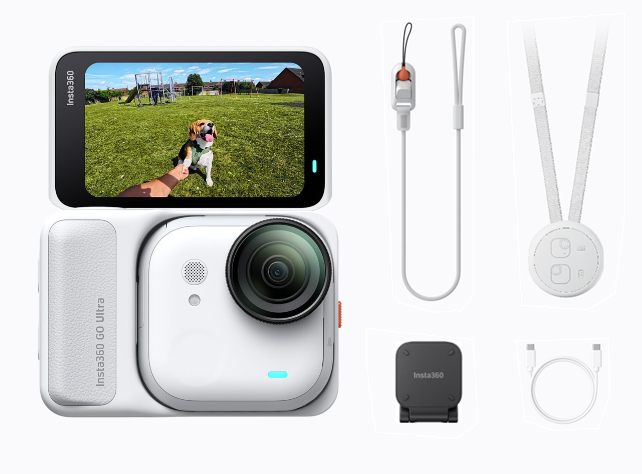 Экшн-камера Insta360 GoUltra , белый, 4K, 500mAH