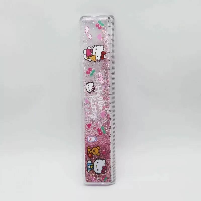 Линейка с блестками "Kuromi "20 см .