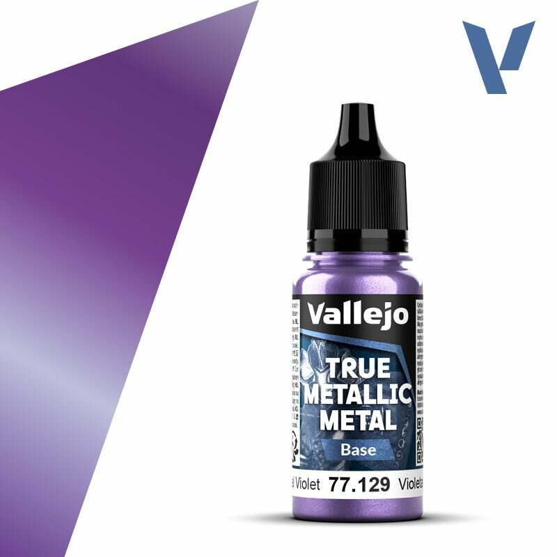 Акриловая краска для моделирования - Vallejo True Metallic Metal - Celestial Violet (Base)