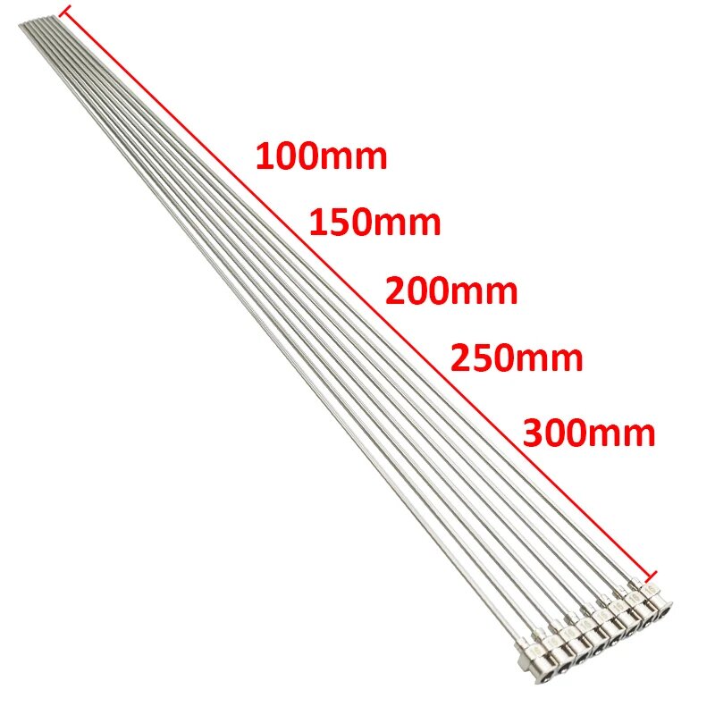 Цельнометаллические иглы для дозирования клея из нержавеющей стали 14G-200MM