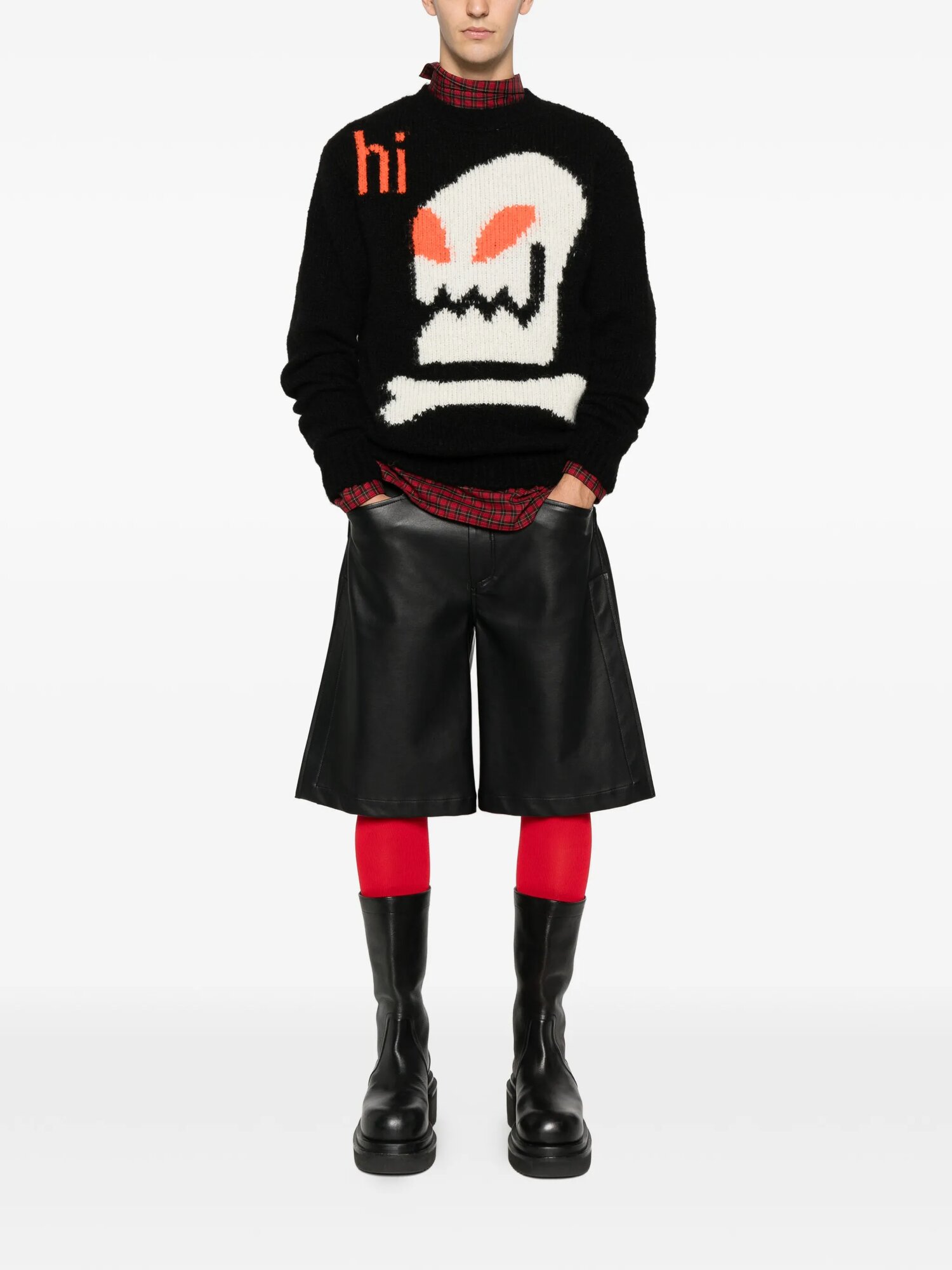 Свитер Walter Van Beirendonck Hi Knit, размер 48, , черный — фото 1