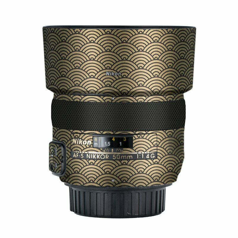 3M Nikon AF-S 50mm f/1.4G Фильм для защиты объектива - Облако Узор Золотой для объектива камеры