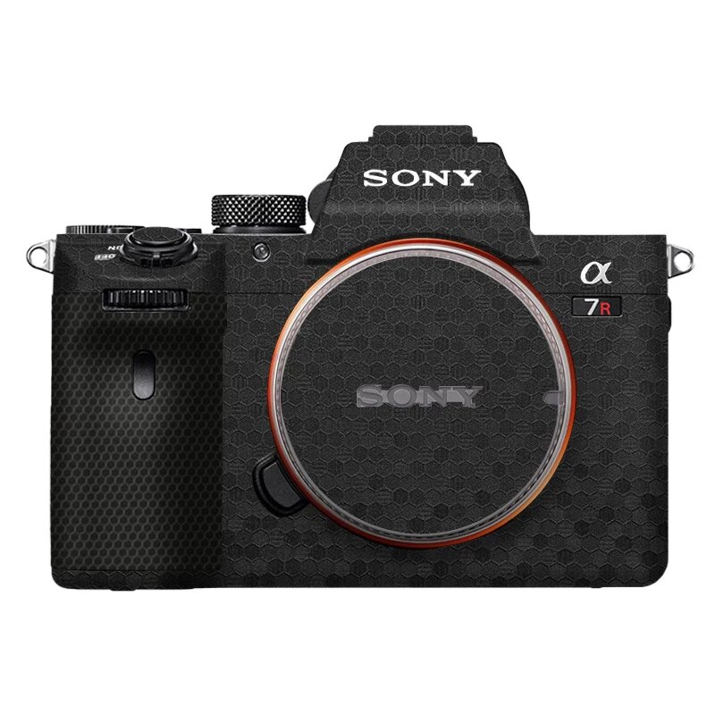 Защитная пленка для полного покрытия камеры Sony A7M2/A7R2/A7S2 с 3M клеем, черный узор «Пчелиные соты» - полное