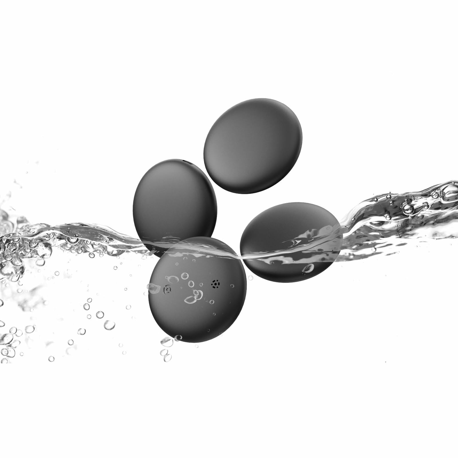 Отслеживание и позиционирование, артефакт для поиска потерянных вещей, ключ для кошелька, устройство против потери чемодана, удаленный локатор findmy, четыре черных упаковки.