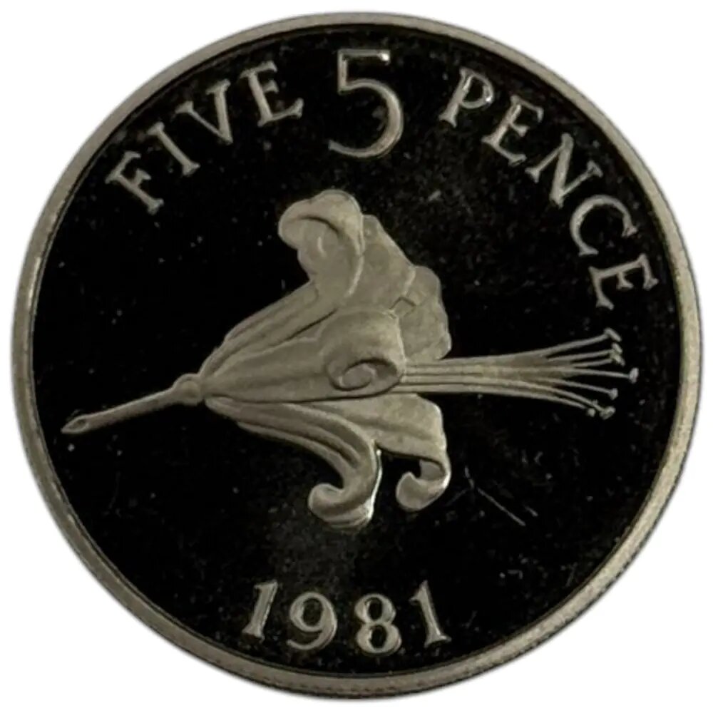 Гернси 5 пенсов 1981 г. (Proof)