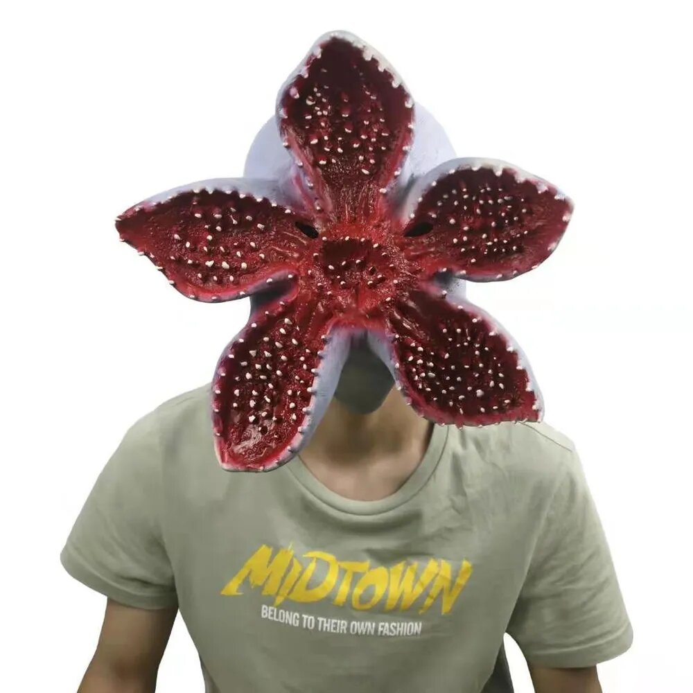 Маска Пиране Demogorgon "Stranger Things" из искусственного латекса, универсальный размер