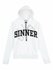 Худи RtA Sinner, размер 44, , бежевый/белый