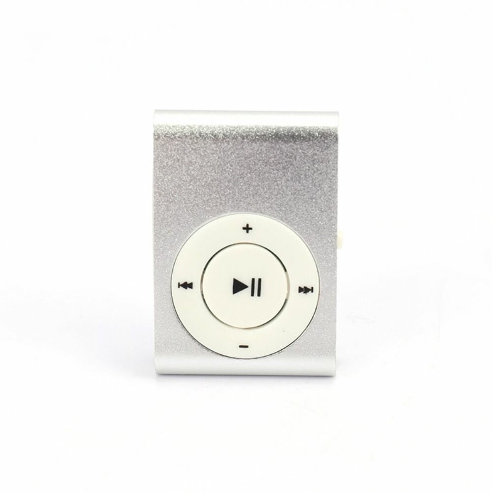 MP3-плеер, серебристый цифровой проигрыватель