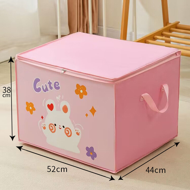 Новая сумка для хранения из нетканого материала 2026 года для организации одежды, постельного белья, перевозки багажа, влагозащитная сумка для хранения и организации вещей.