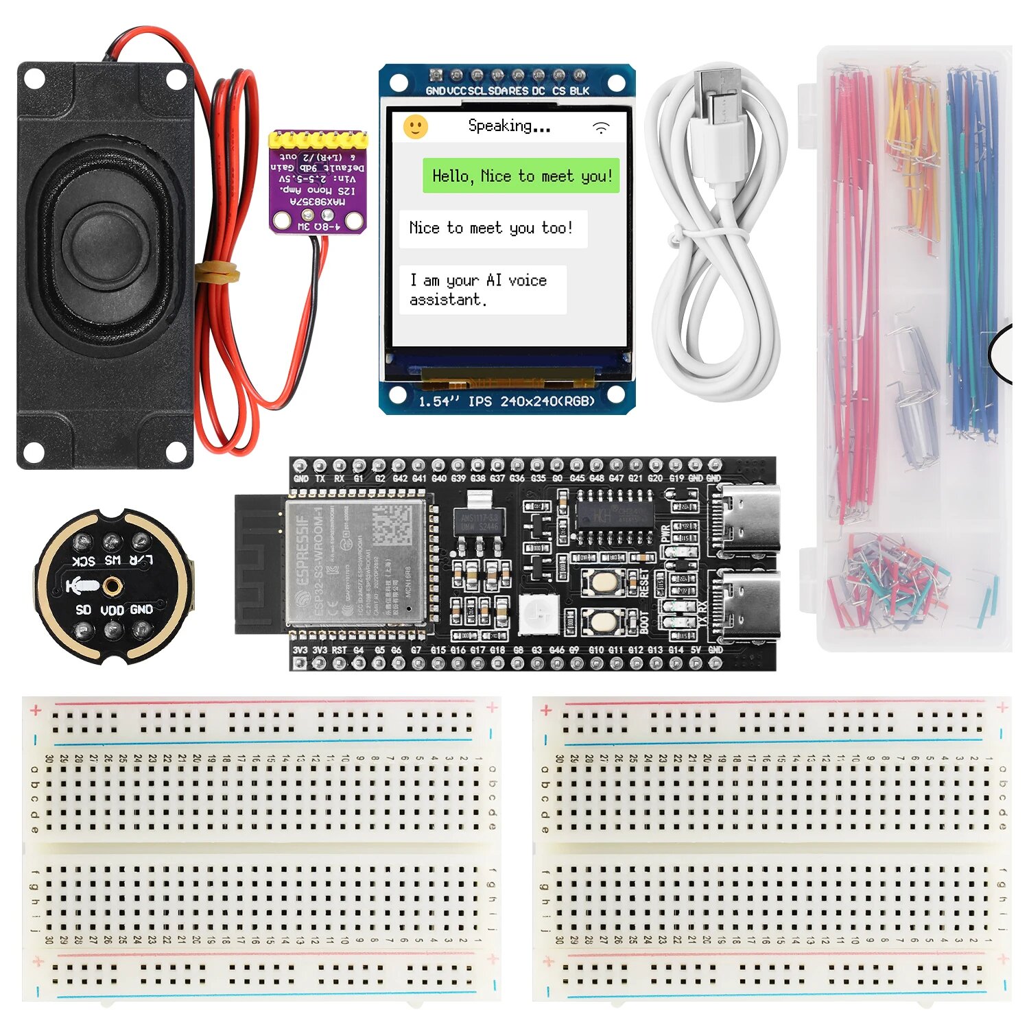 Keyestudio AI Chatbot набор с 1.54" OLED