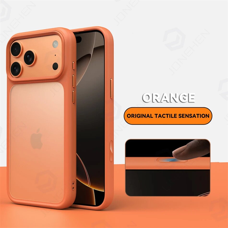 Чехол для бизнеса с кнопкой управления камерой для Оранжевый, Orange SM AiFG, For iPhone17 Pro Max