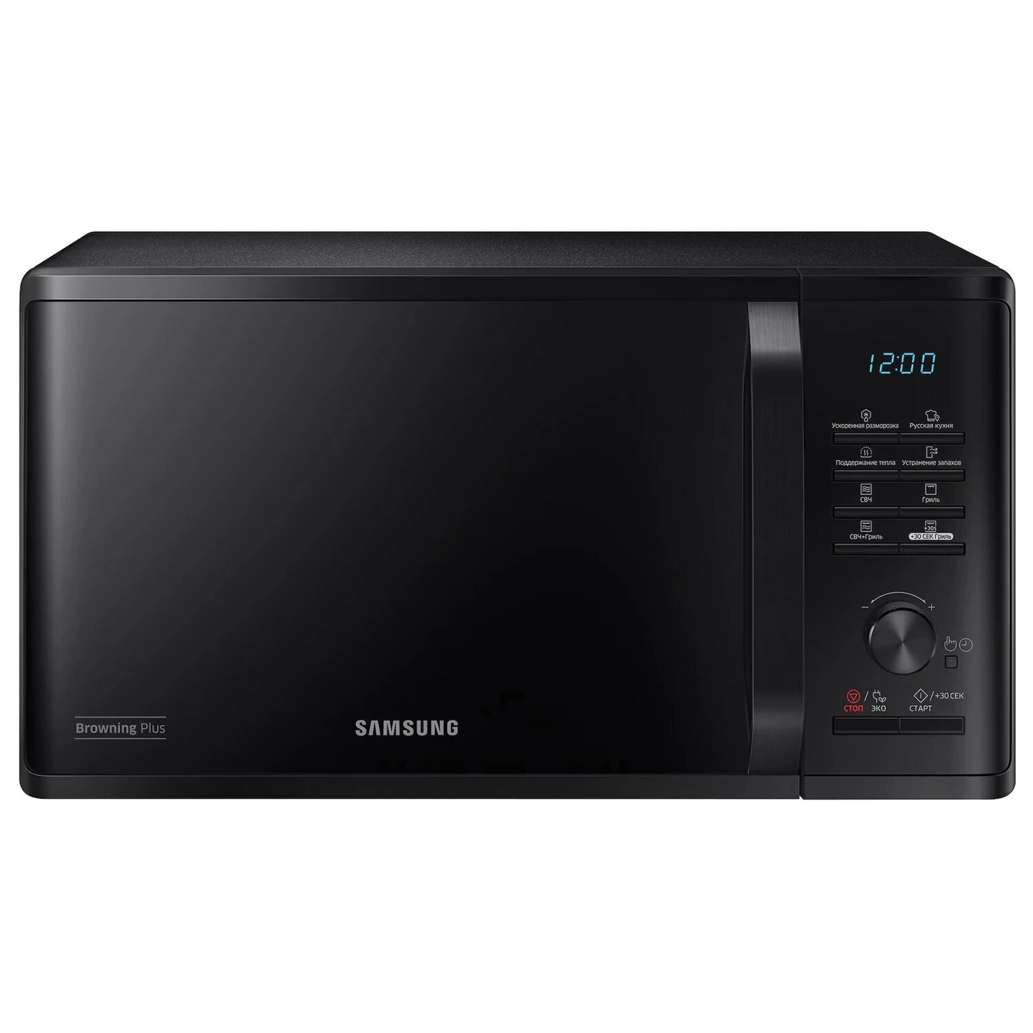 Микроволновая печь Samsung MG23K3515AK/BW, гриль, таймер, 23л, черная