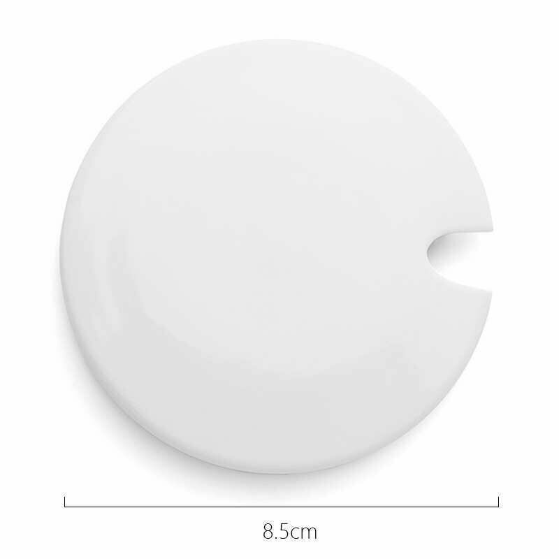 Оптовая продажа с выемкой крышки чашки керамические универсальные аксессуары кружки круглые чайные чашки крышки