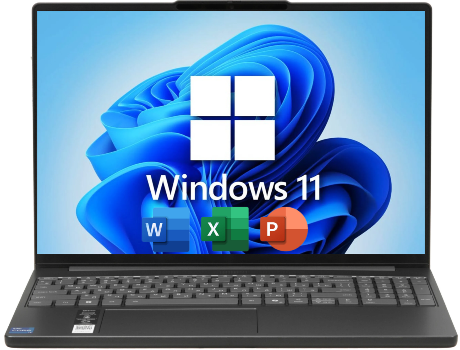 15.3" Ноутбук Lenovo IdeaPad Slim 3 Gen 10, Intel Core i7-13620H (5.0 ГГц), RAM 16 ГБ LPDDR5, SSD 512 ГБ, Windows 11 Pro , Luna Grey, Металлическая крышка , Русская раскладка