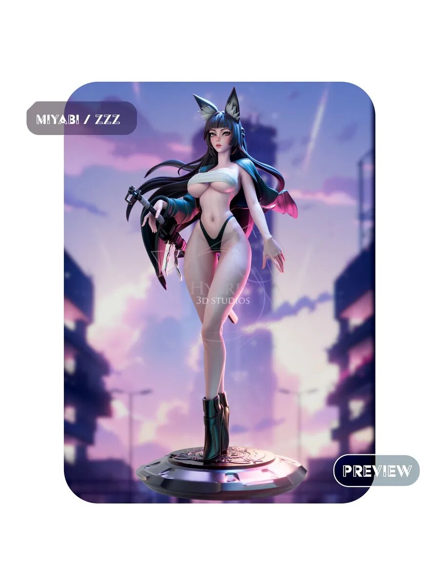 Фигурка Hoshimi Miyabi из игры Zenless Zone Zero 20 см