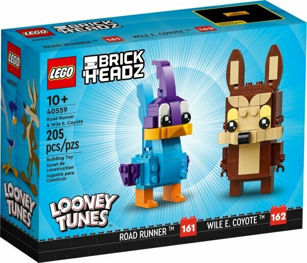 Lego 40559 BrickHeadz Сувенирный набор Road Runner и Wile E. Coyote