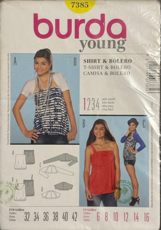 Выкройки Бурда (Burda) № 7385