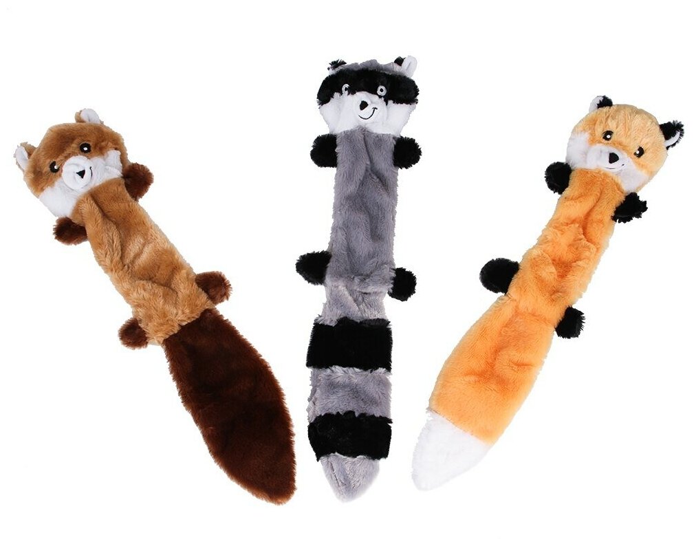 Игрушки для собак/ Набор мягких игрушек/ Пищалка для собак/ Игрушки мягкие для собак с пищалками 3 игрушки, Petsy