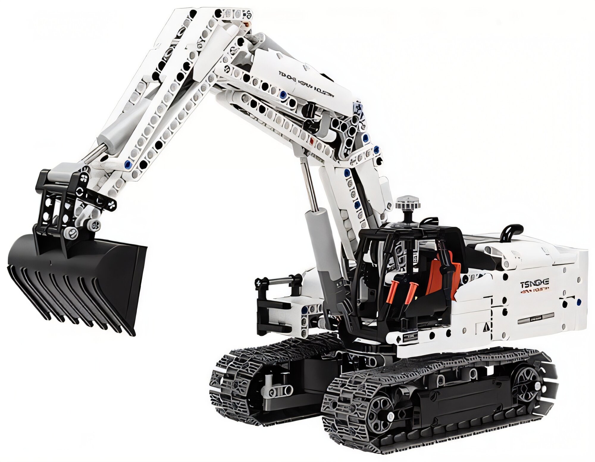 Конструктор экскаватор ONEBOT Excavator Building Blocks GCWJJ01IQI, белый