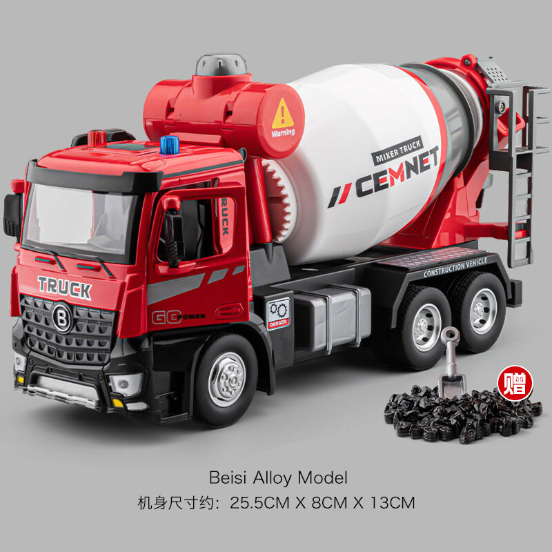 Большой грузовой автомобиль, детский алюминиевый контейнер, большой игрушечный грузовик, полуприцеп, синий, мальчик.