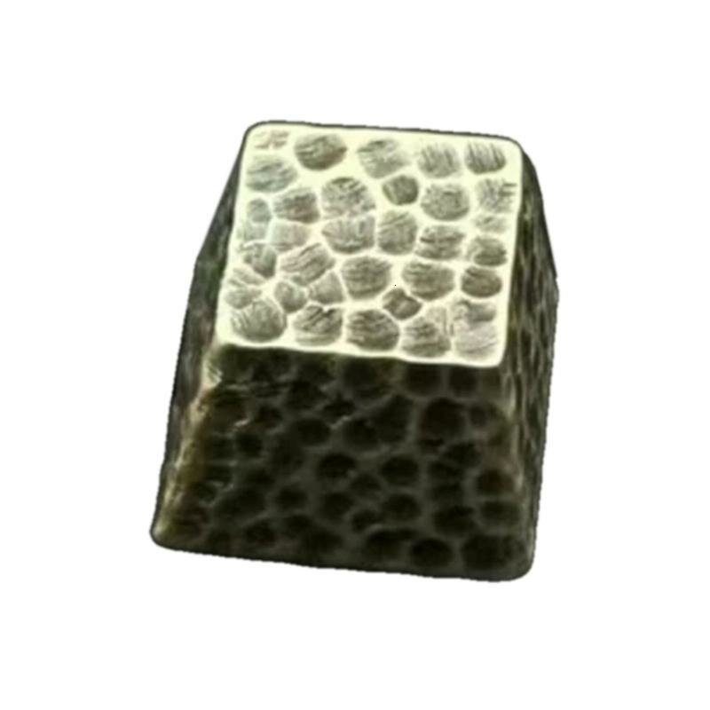 Латунные кейкапы с гравировкой "Метеориты" для механических клавиатур, Матовый