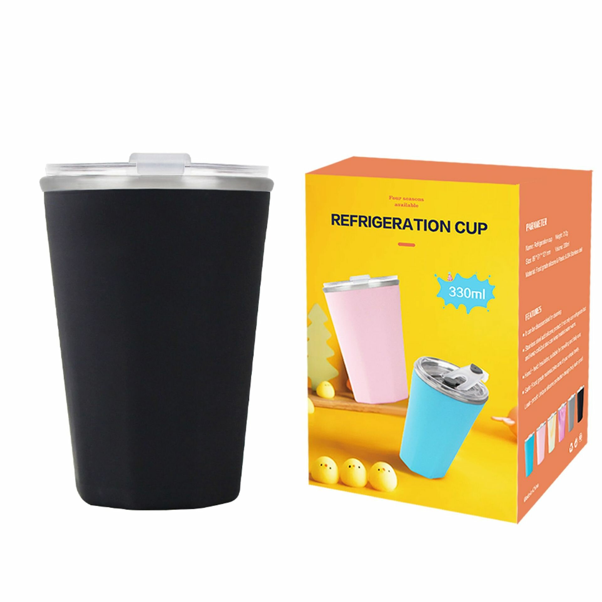 Креативная кружка для льда, охлаждающая кружка, двухслойная кружка для воды большой емкости, кружка для ледяного пива, кружка для быстрого замораживания.