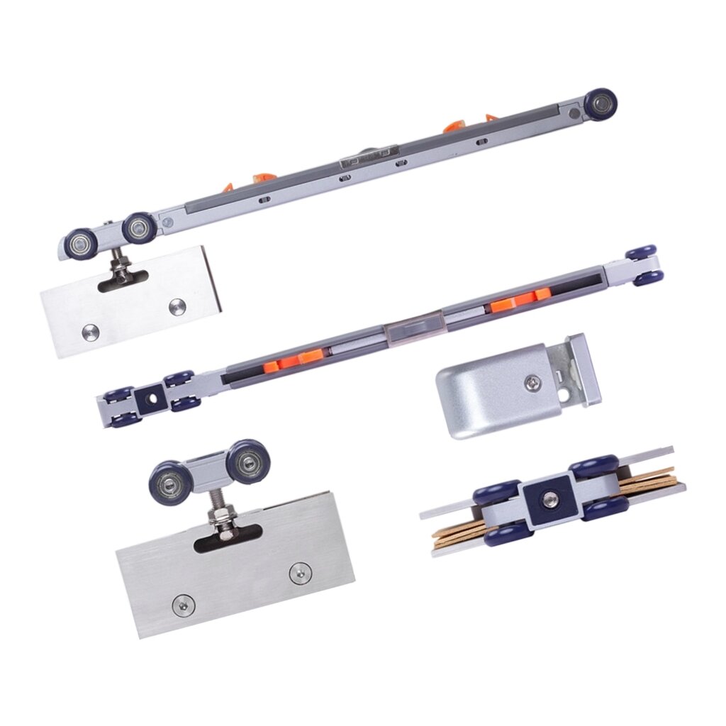 Ролик для безрамной раздвижной стеклянной двери, демпфер для ванной и кухни