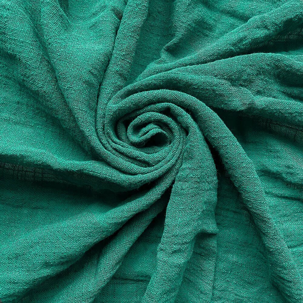 Льняная хлопчатобумажная ткань Findohope 60x45 см Темно-зеленый, Dark green