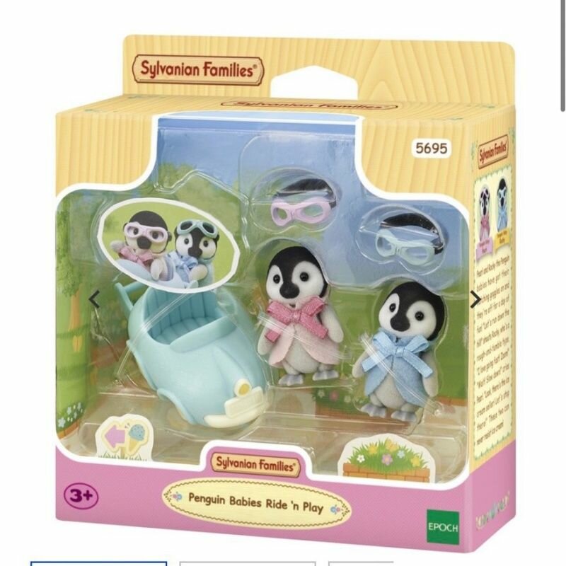 Sylvanian families коллекционных кукол Penguin Babies Riden Play