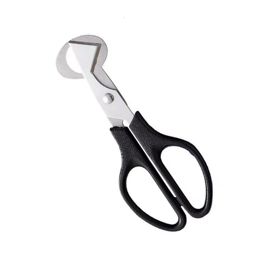 Нержавеющие ножницы для нарезки перепелиных яиц, Черный