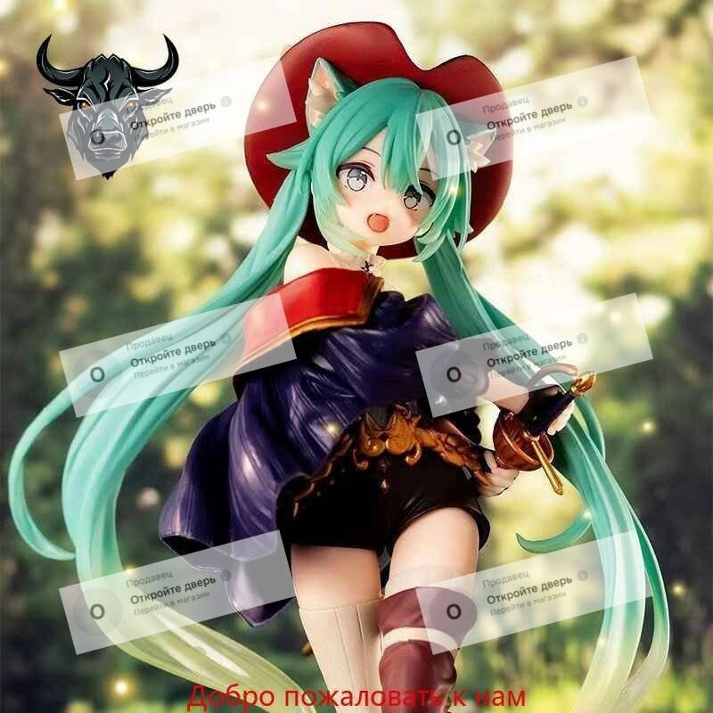 Кот в сапогах Фигурка Мику Хатсуне сапогах Фигурка Мику Хатсуне/Miku Hatsune puss in boot (18cm)