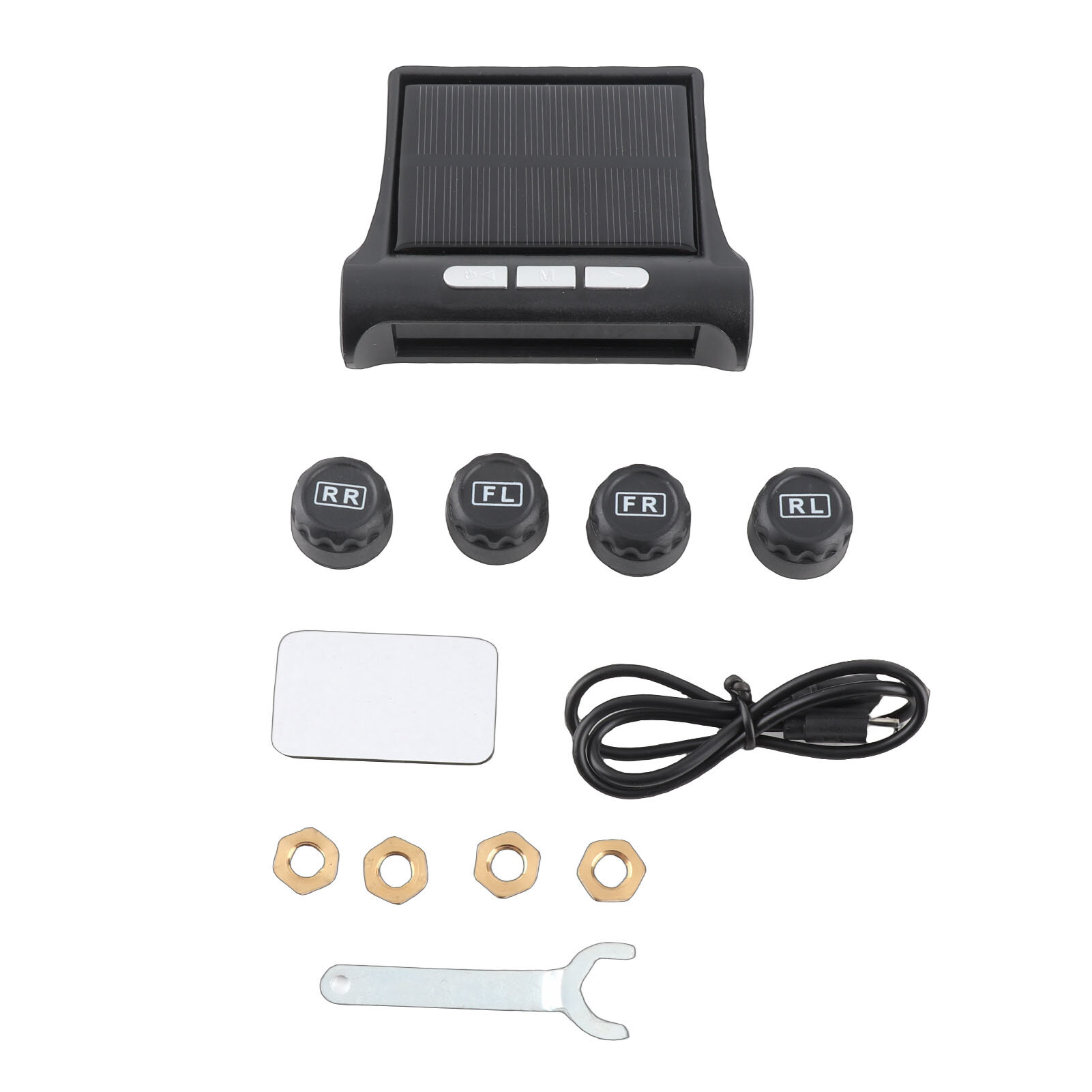 Внешний датчик TPMS, интеллектуальный спящий режим с низким энергопотреблением, USB-система контроля давления в шинах для мониторинга и контроля температуры в автомобиле.