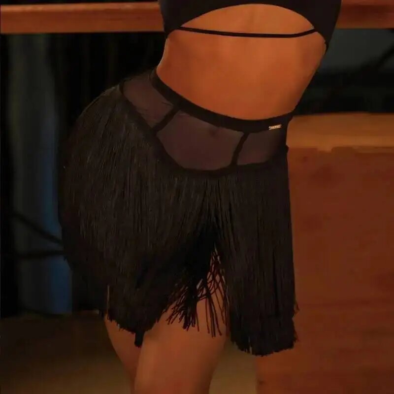 IDEASKY Женская тренировочная одежда для латиноамериканских танцев из полиэстера M, Skirt