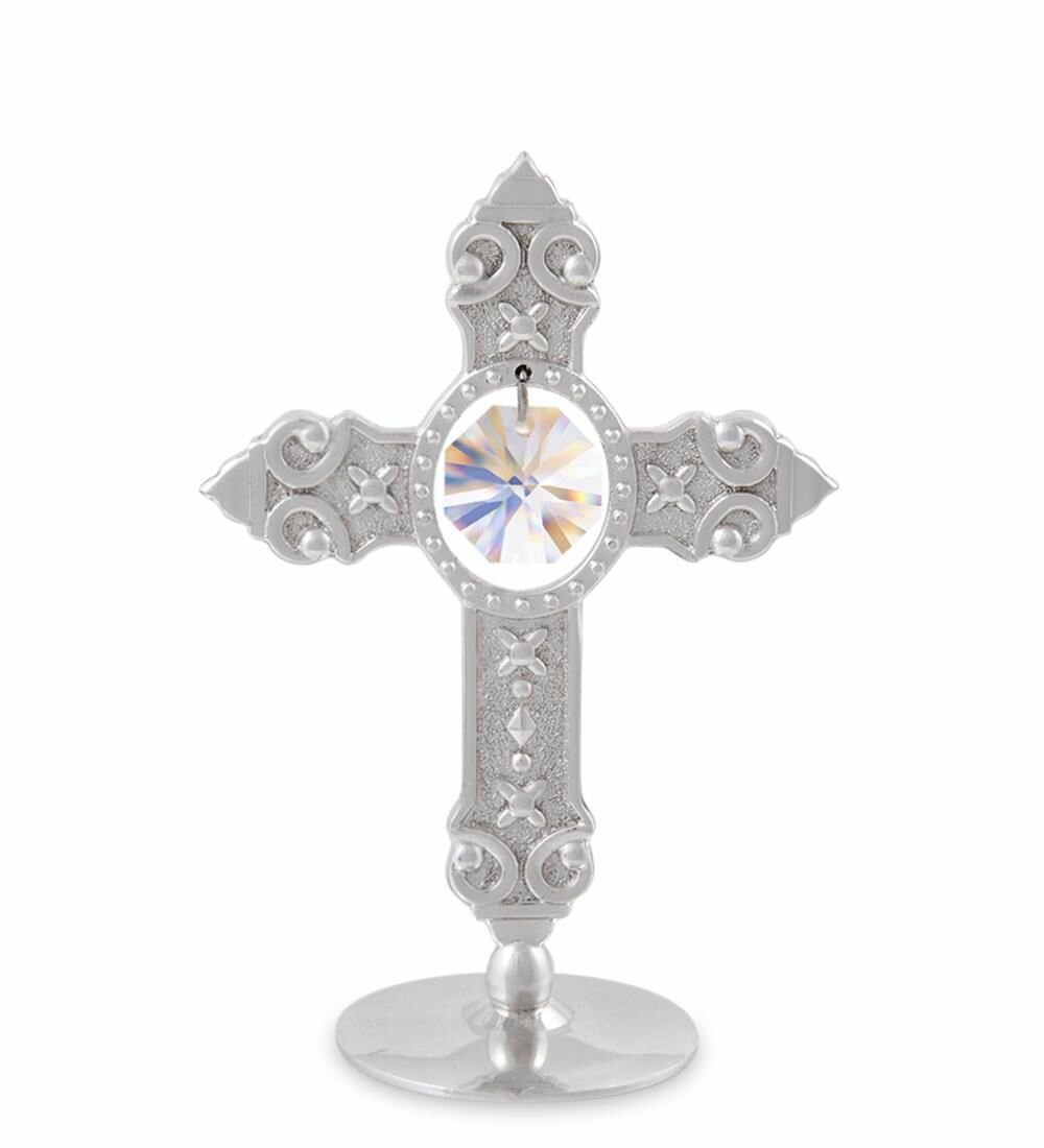 Фигурка посеребр. Крест A978456 Crystal Temptations, Металл, кристалл