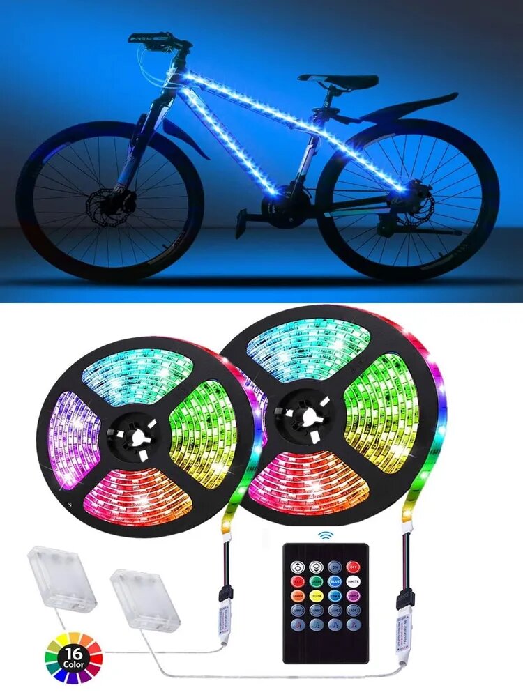 Светодиодная лента, IP20, Разноцветный, 1 шт