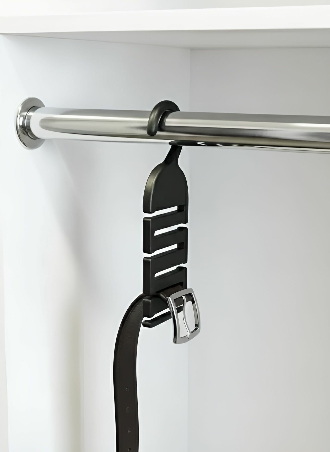 Вешалка для ремней и поясов, органайзер для хранения ремней в шкафу, компактный держатель