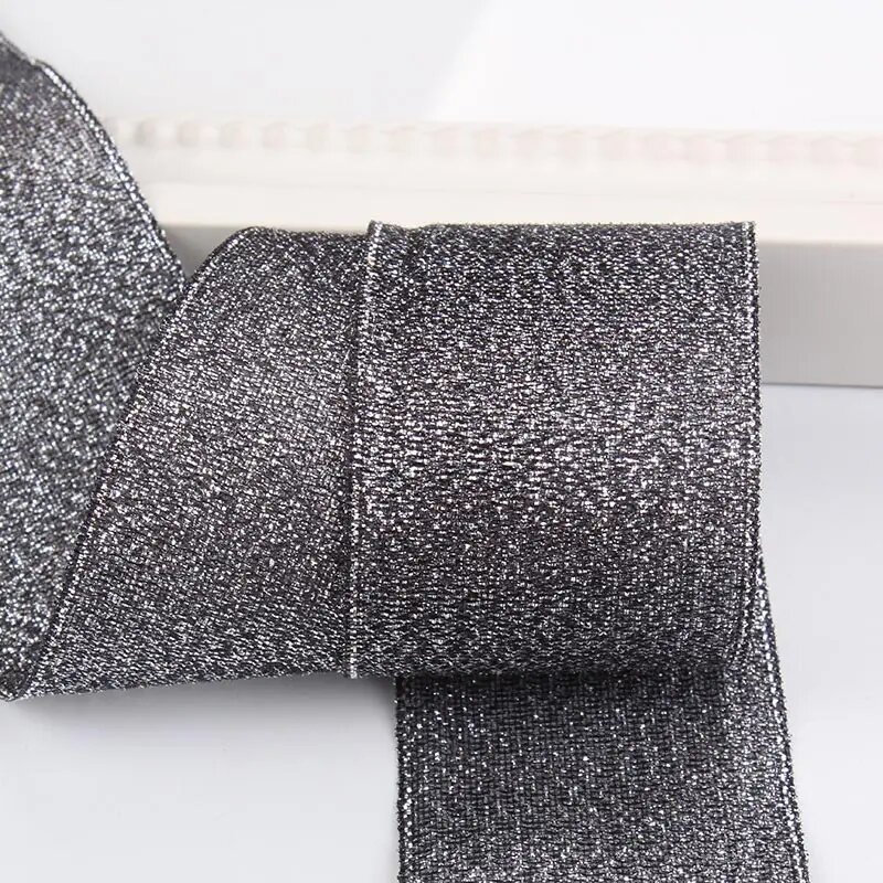 SUNEEYDAY Металлическая блестящая лента 10 м Серый, 0022, 20mm