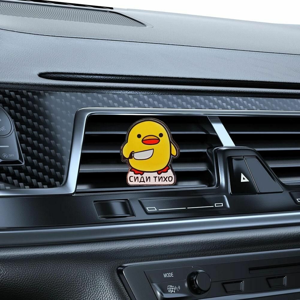 Игрушка акриловая на панель авто уточка