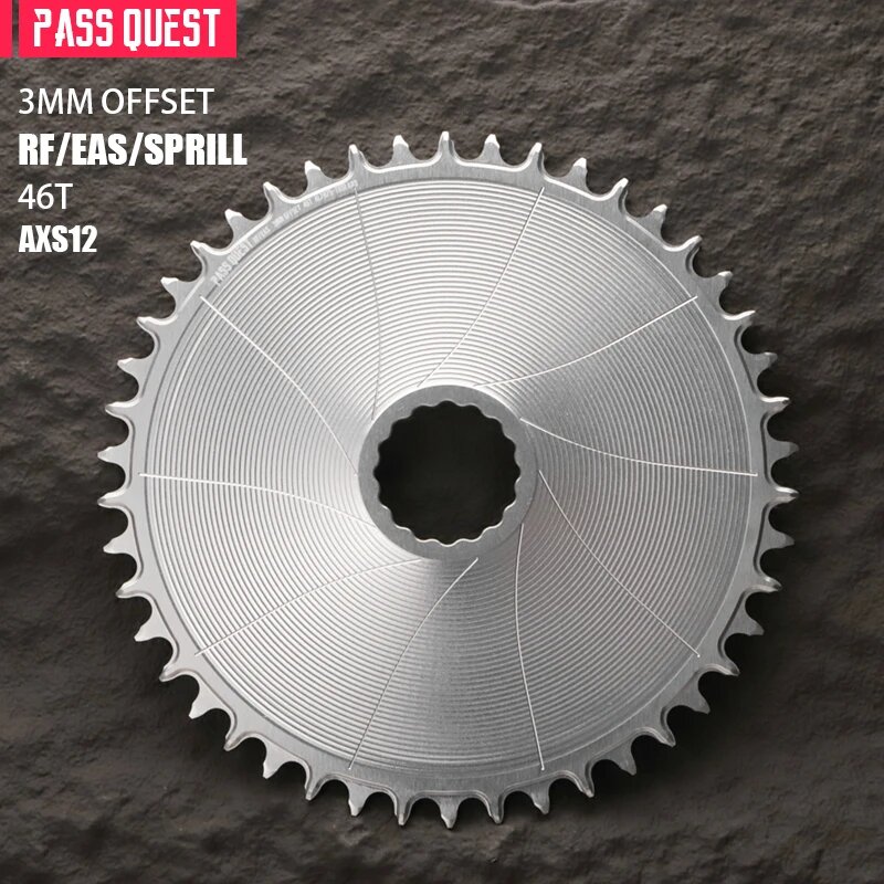 RACE FACE AXS AERO Звездочка 40-56T Silver 46T AXS