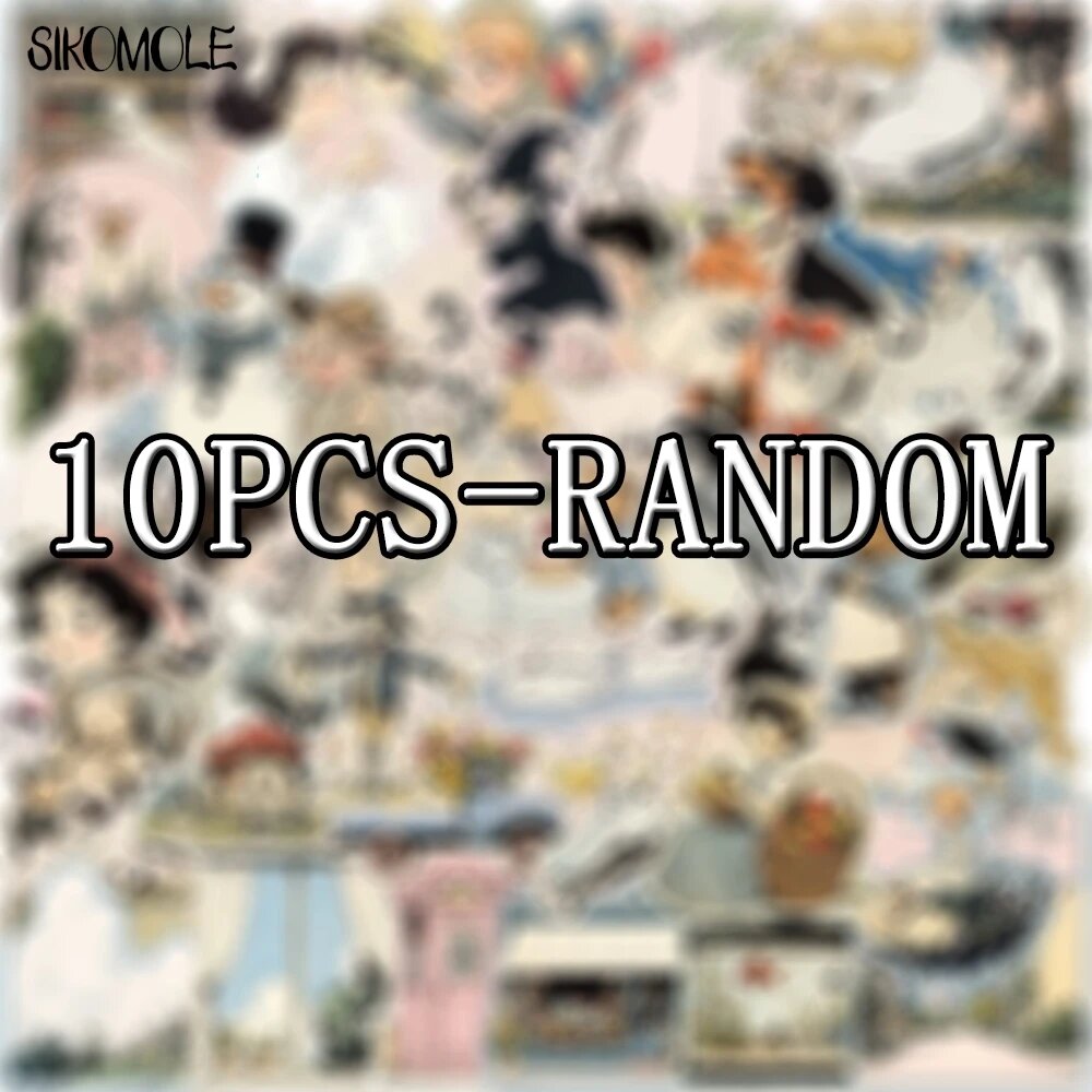 Стикеры аниме SIKOMOLE 10 шт. YCK045-10pcs