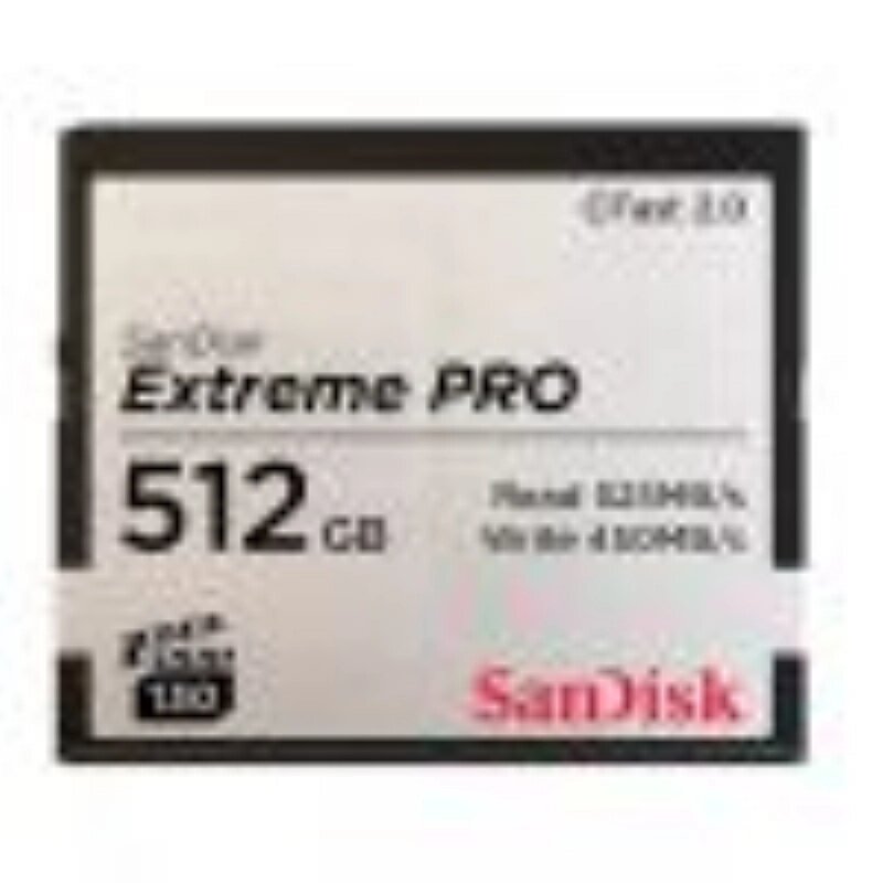 Карта памяти SanDisk Extreme Pro CFast 2.0 512 ГБ SDCFSP-512G-G46D