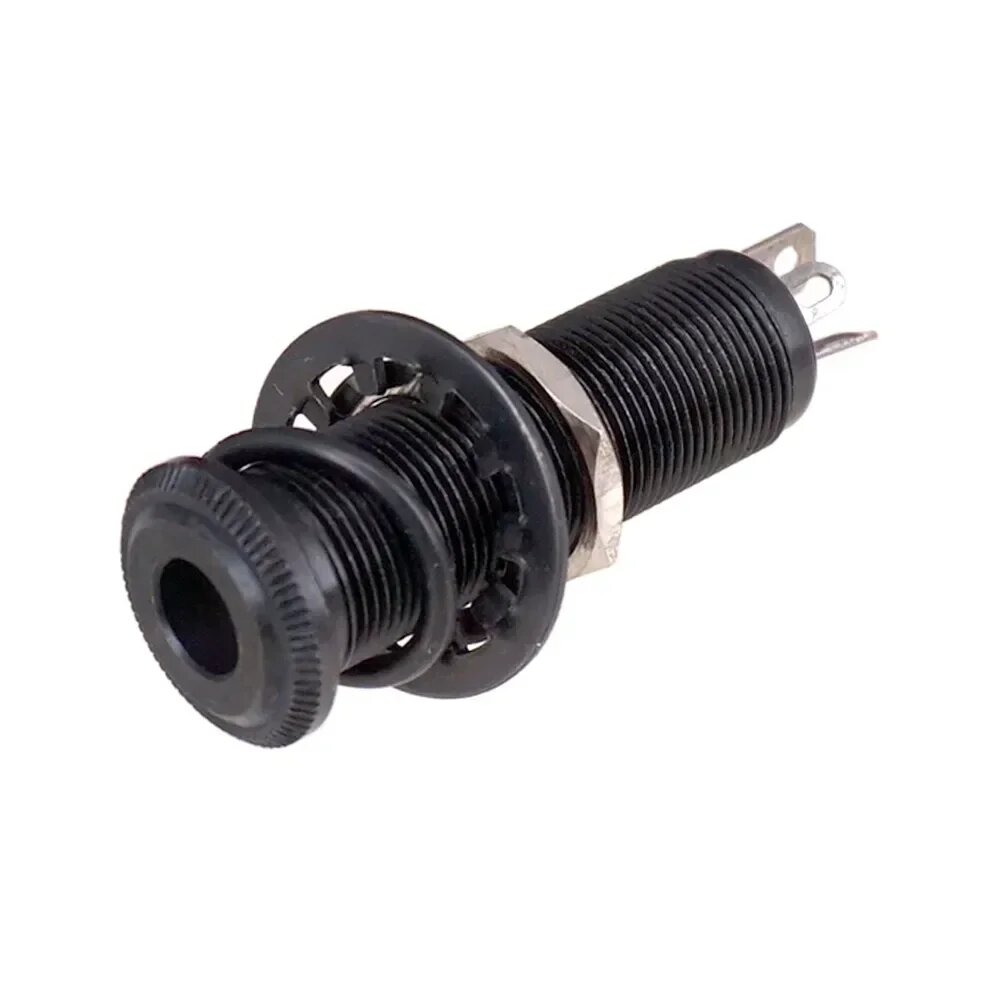 Розетка для гитары 1/4 дюйма Black