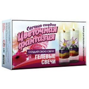 БрикМастер Свечная студия Цветочная фантазия арт.722 с 10 лет