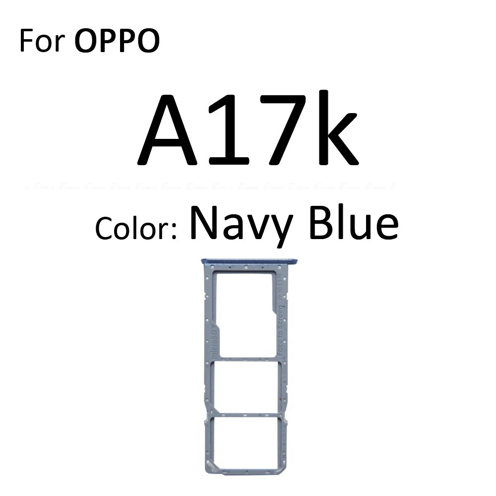 Лоток для SIM-карты OPPO A17k Navy Blue