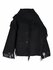Куртка TOTEME Fringe button jacket, размер 34, черный