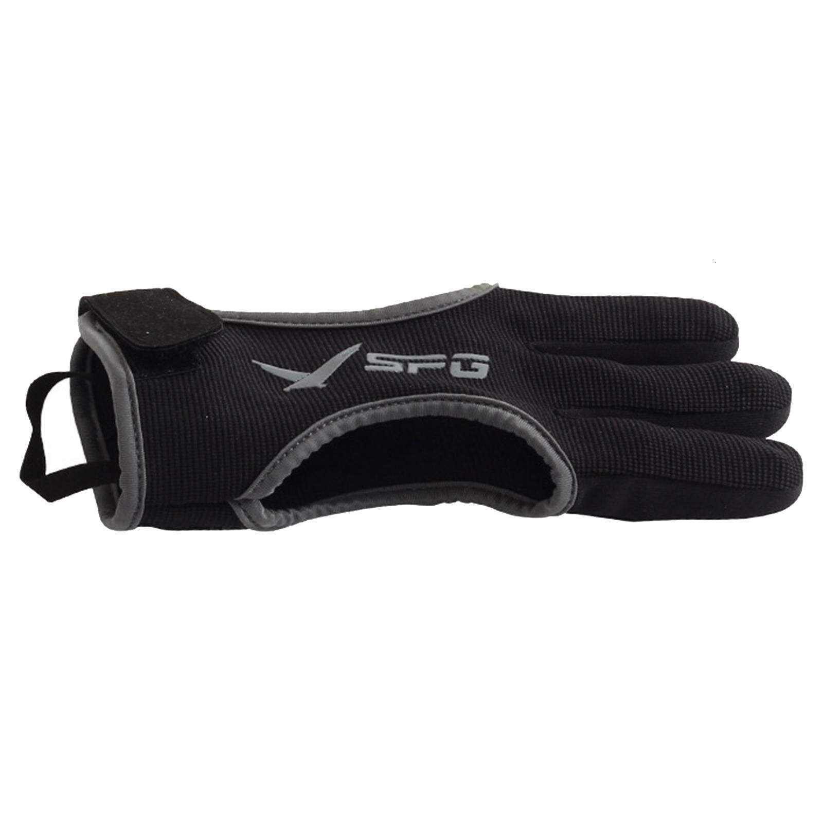 Перчатки для стрельбы из лука, 3 пальца, Серый - M